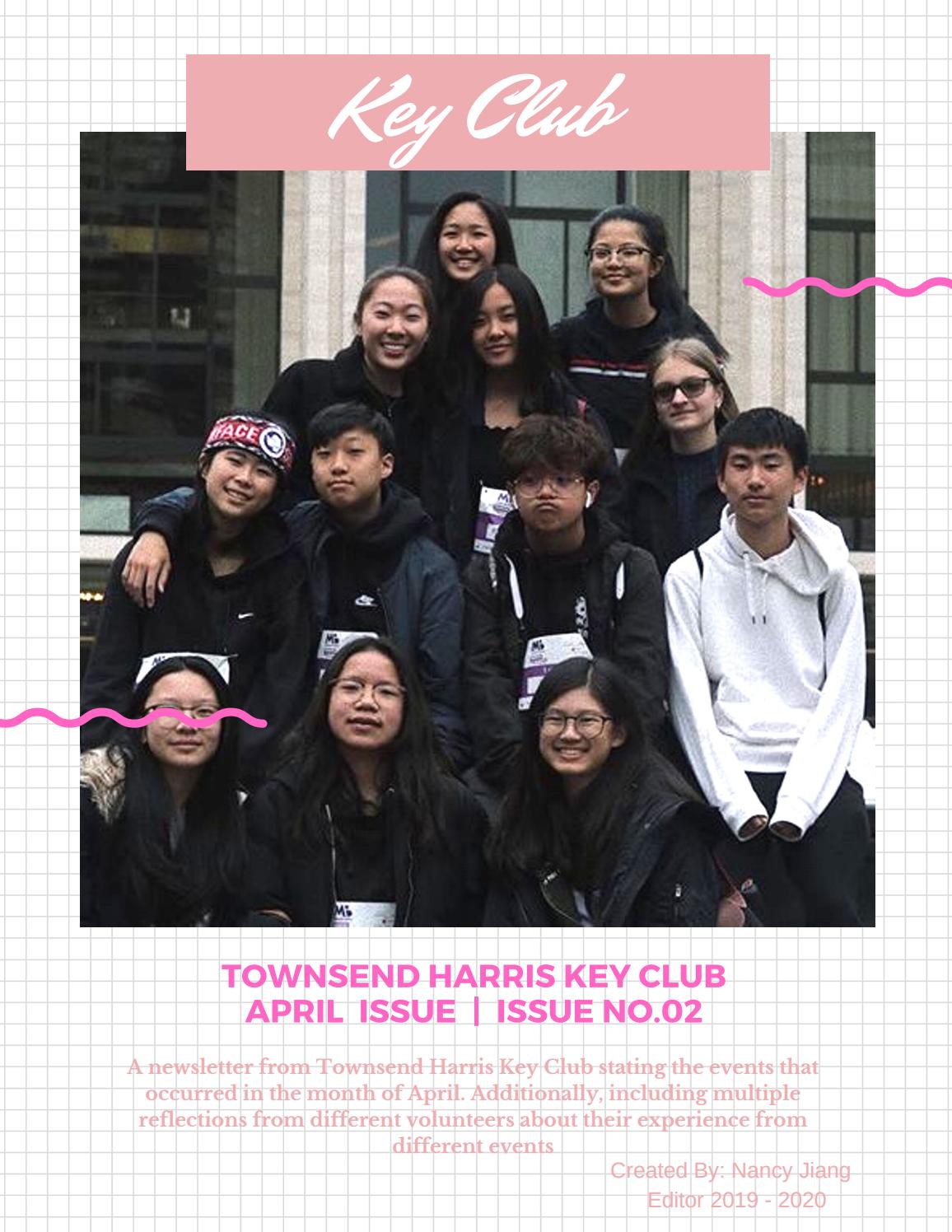 Townsend Harris Key Club - April Issue No. 02 - 2019-2020 by Townsend ...
