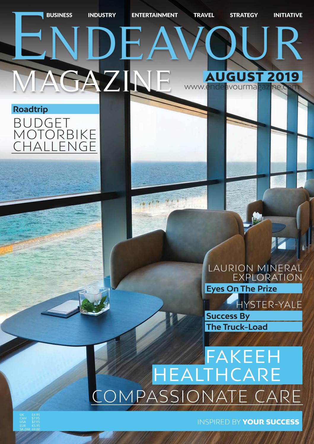 Endeavour Magazine August 2019 by Littlegate Publishing - Issuu