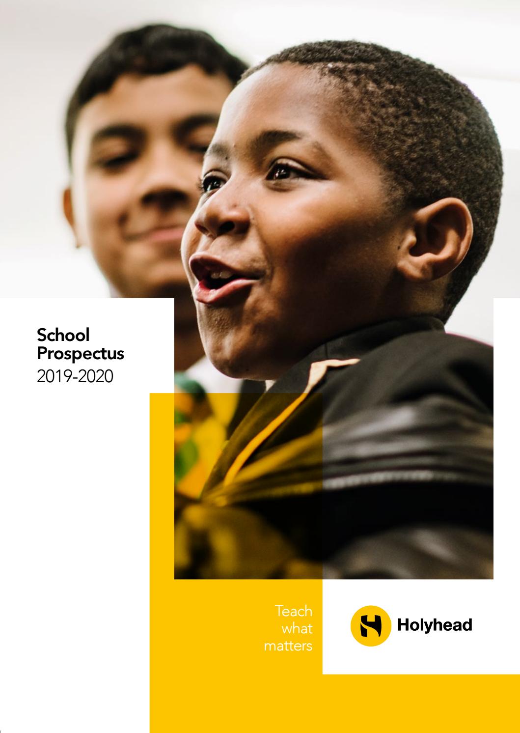 Holyhead School Prospectus 2019-2020 by W S A - Issuu