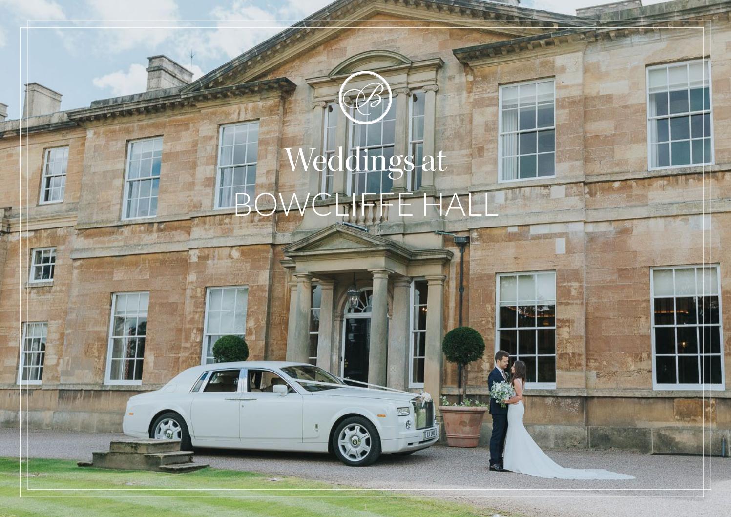 Bowcliffe Hall Wedding Brochure by PURE - Issuu