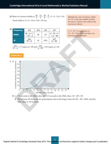 Probability and Statistics 1 sample by Cambridge International ...