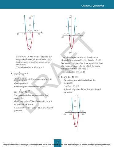 Pure Mathematics 1 sample by Cambridge International Education - Issuu