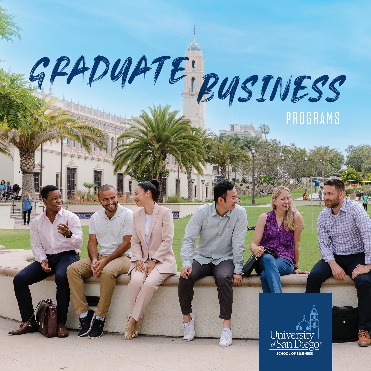 University of San Diego School of Business: 2019 Graduate Business ...