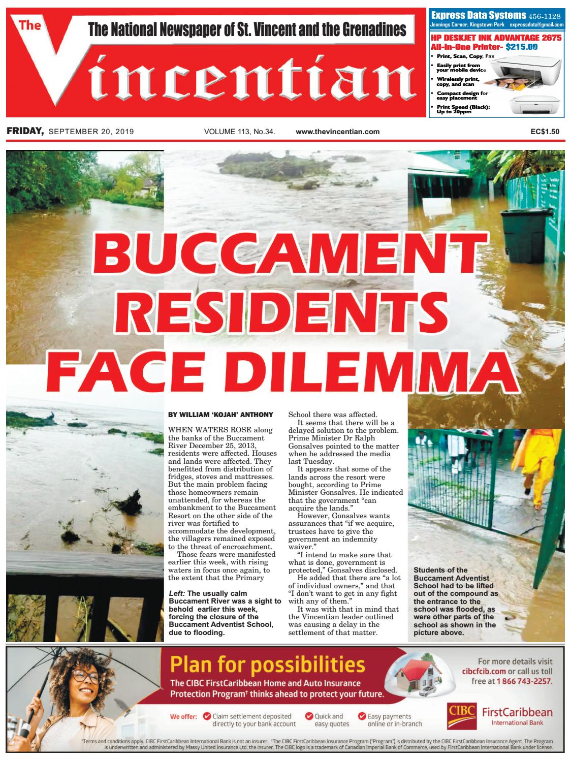 THE VINCENTIAN PDF - 20-09-19 by TheVincentian Publishing - Issuu