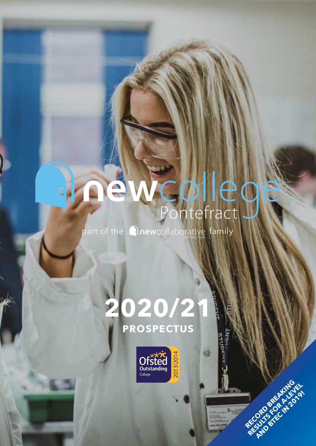 New College Prospectus for Entry September 2020 by New College - Issuu
