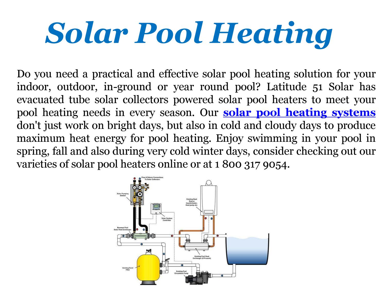 Solar Swimming Pool Heaters Latitude 51 Solar By Latitude51solar Issuu