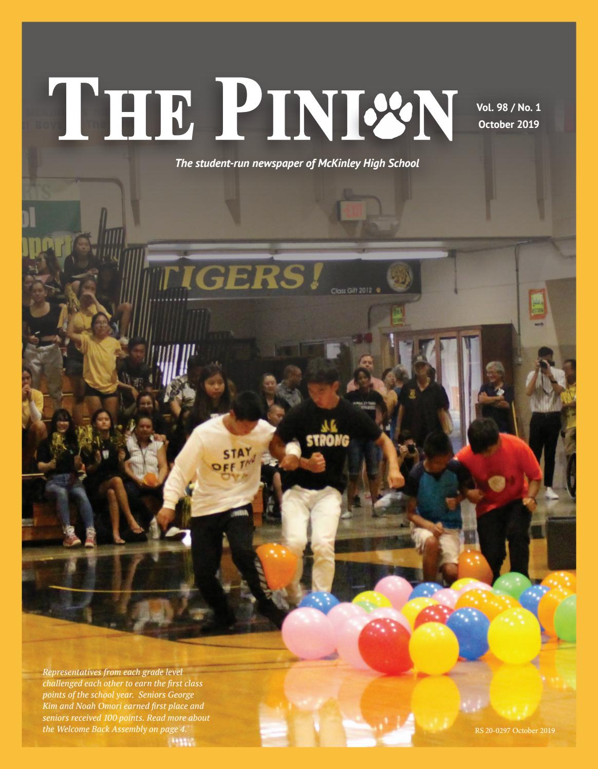 The Pinion Vol. 98 No. 1 by The Pinion - McKinley High School - Issuu