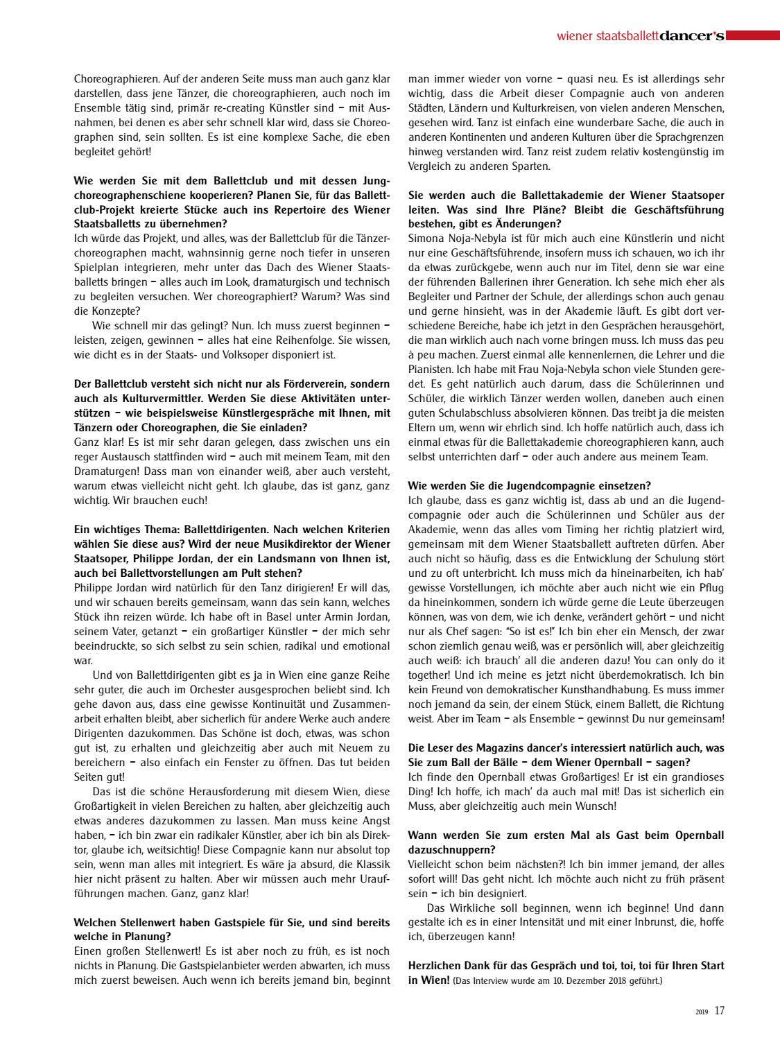 Dancer's Magazine Issue 2019 by dancer’s – culture & lifestyle magazine ...