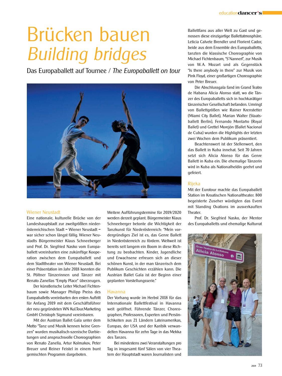 Dancer's Magazine Issue 2019 by dancer’s – culture & lifestyle magazine ...