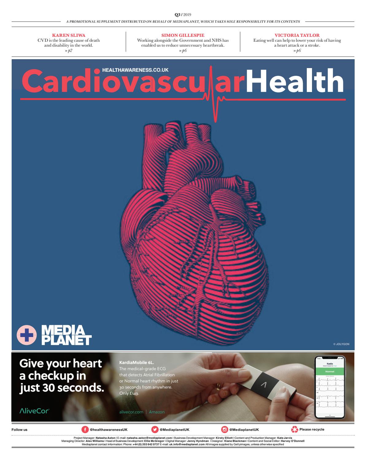Cardiovascular Health Sep 2019 by Mediaplanet UK&IE - Issuu