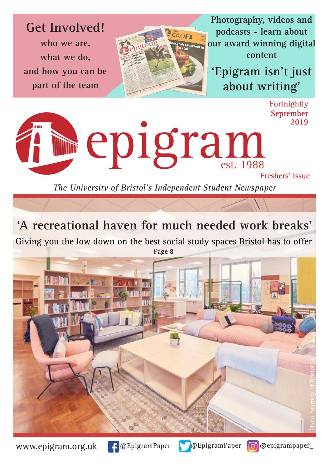 Epigram Freshers' Guide 2019 by Epigram - Issuu
