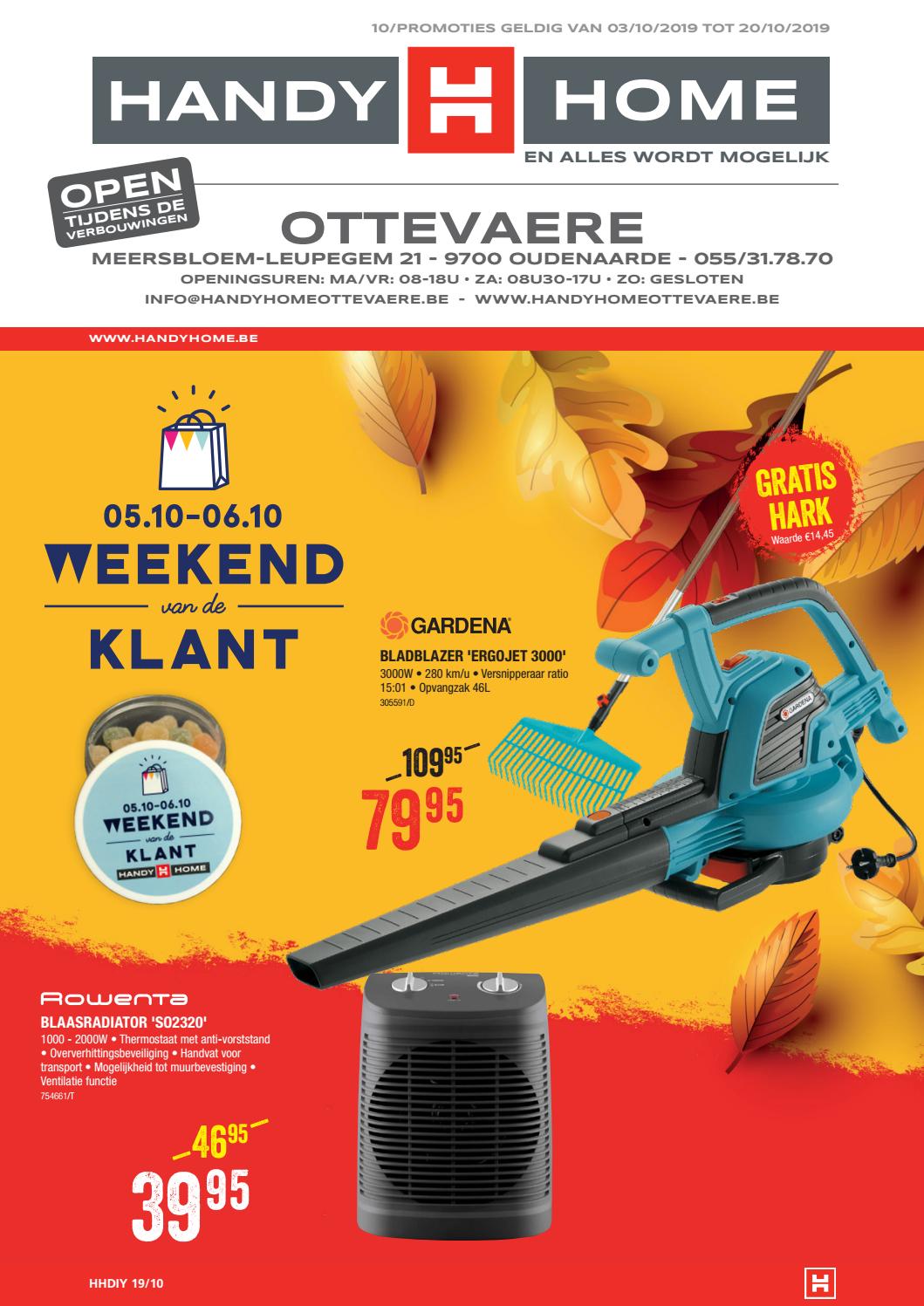 Handy Home folder - 10/2019 by Bouwpunt Ottevaere - Issuu