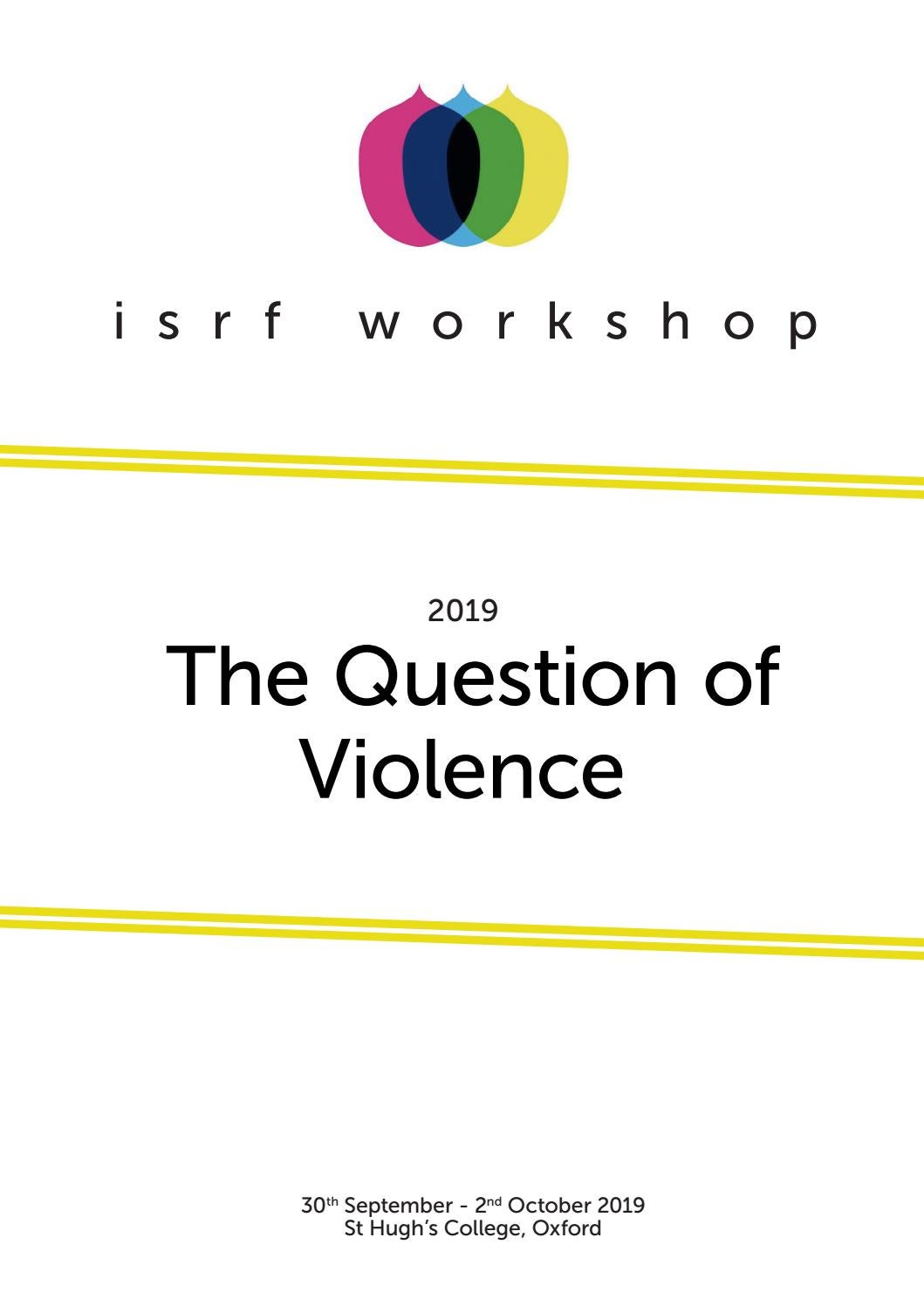 2019 ISRF Annual Workshop Booklet by Independent Social Research ...