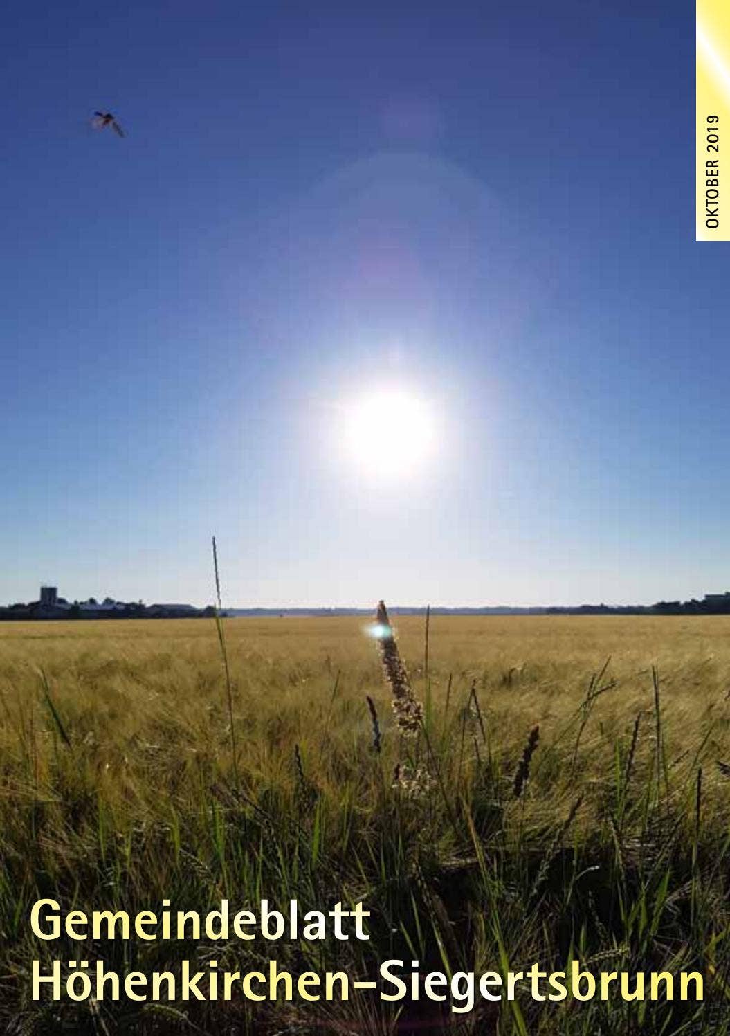 Gemeindeblatt Höhenkirchen-Siegertsbrunn by gemeindeblatt - Issuu