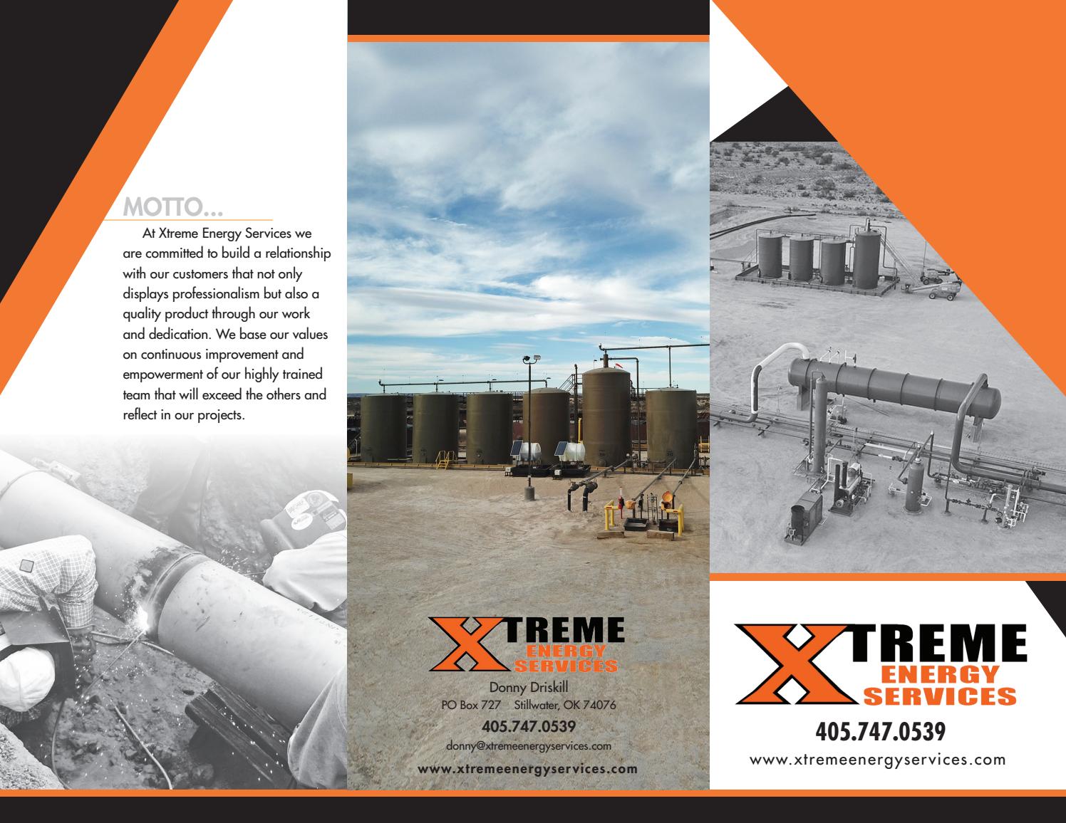 Xtreme Energy Services 2019 Marketing Piece by Barbour Marketing ...