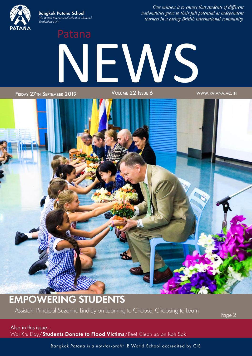 Patana News Volume 22 Issue 6 by Bangkok Patana School - Issuu