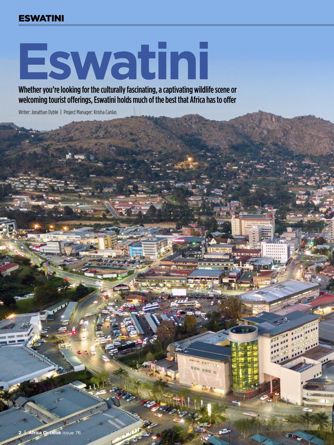 Eswatini business travel guide 2019 by Outlook Publishing - Issuu
