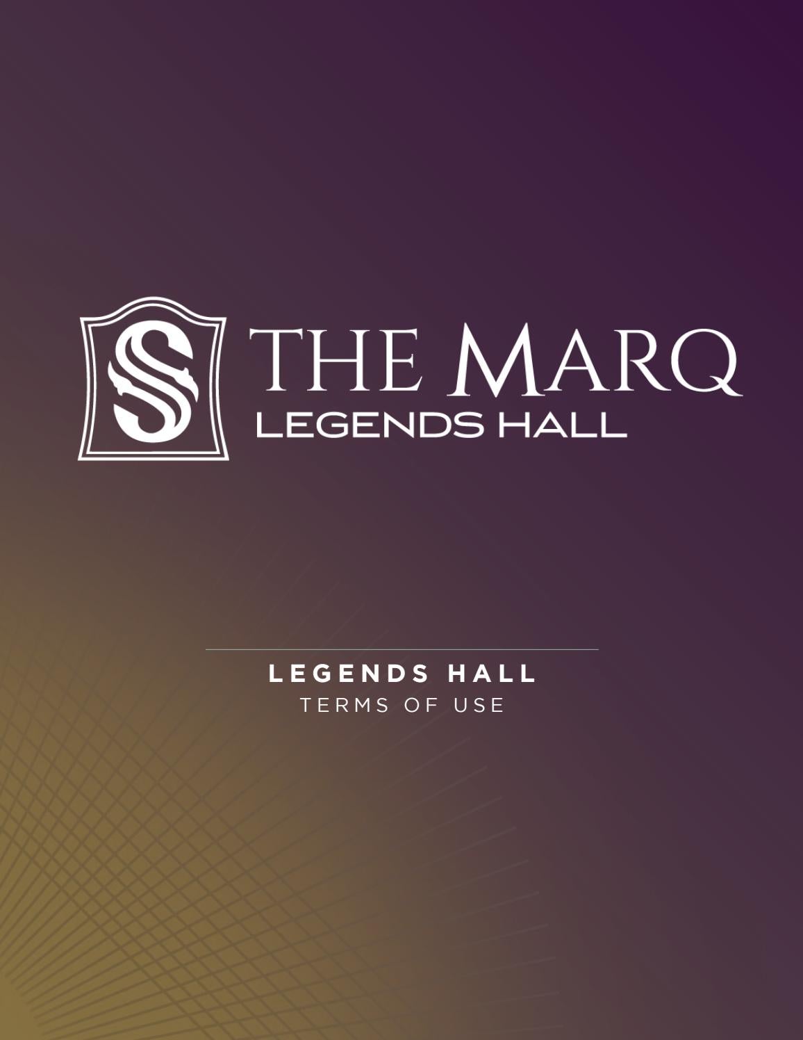 Legends Hall Terms of Use by City of Southlake, Texas - Issuu