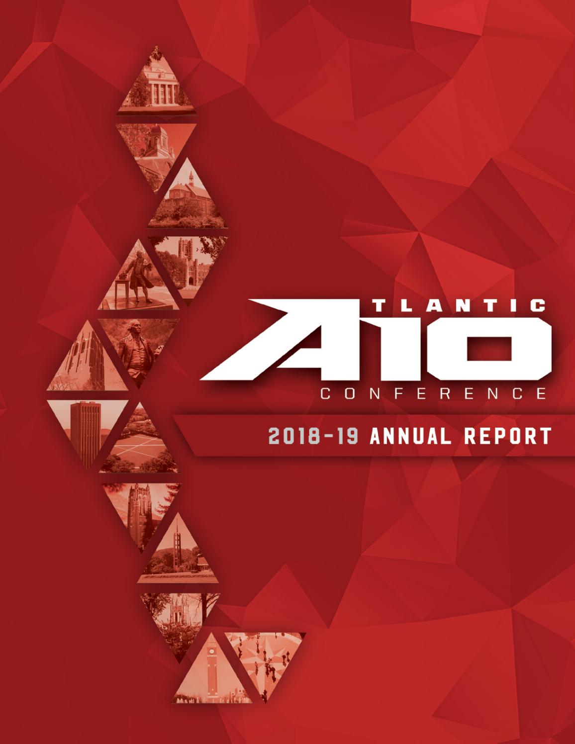 2018-19 Atlantic 10 Conference Annual Report by Atlantic 10 Conference ...