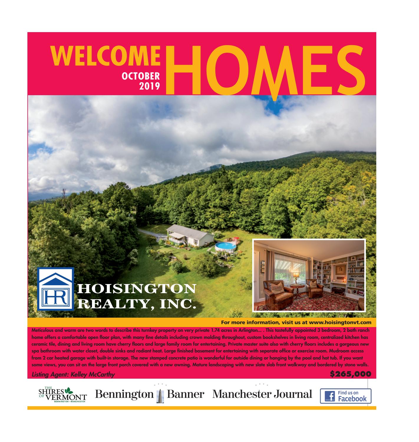Welcome Homes October 2019 by New England Newspapers, Inc. - Issuu