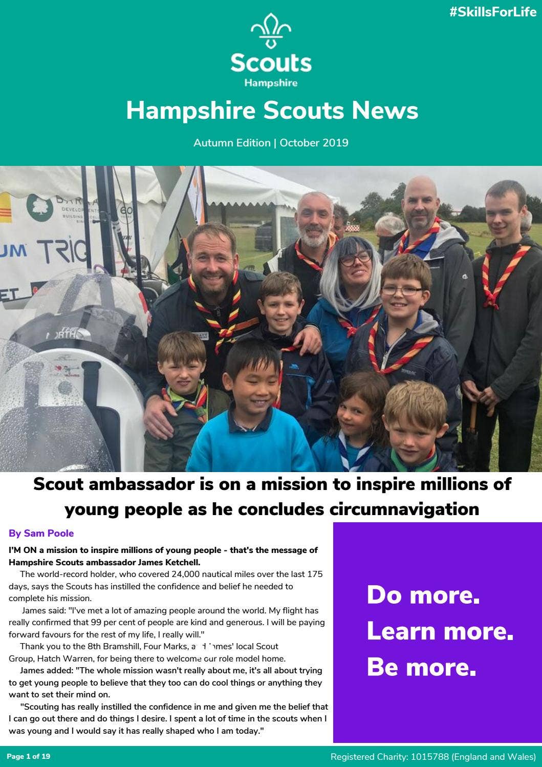 Hampshire Scouts News 2019 October by Hampshire Scouts - Issuu