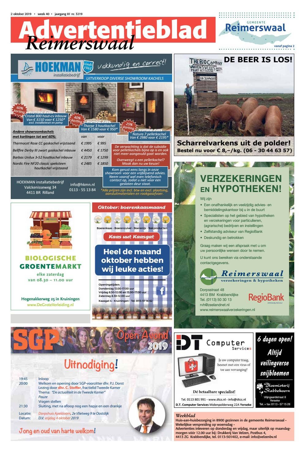 Advertentieblad Reimerswaal week 40-2019 by Advertentieblad Reimerswaal ...