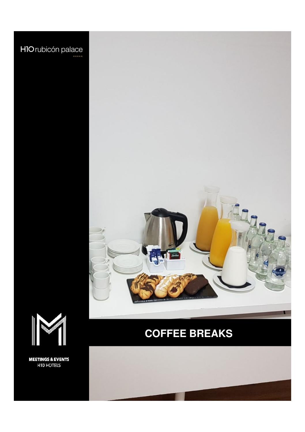 H10 RUBICÓN PALACE - COFFEE BREAK PROPOSALS by H1O Hotels - Meetings ...