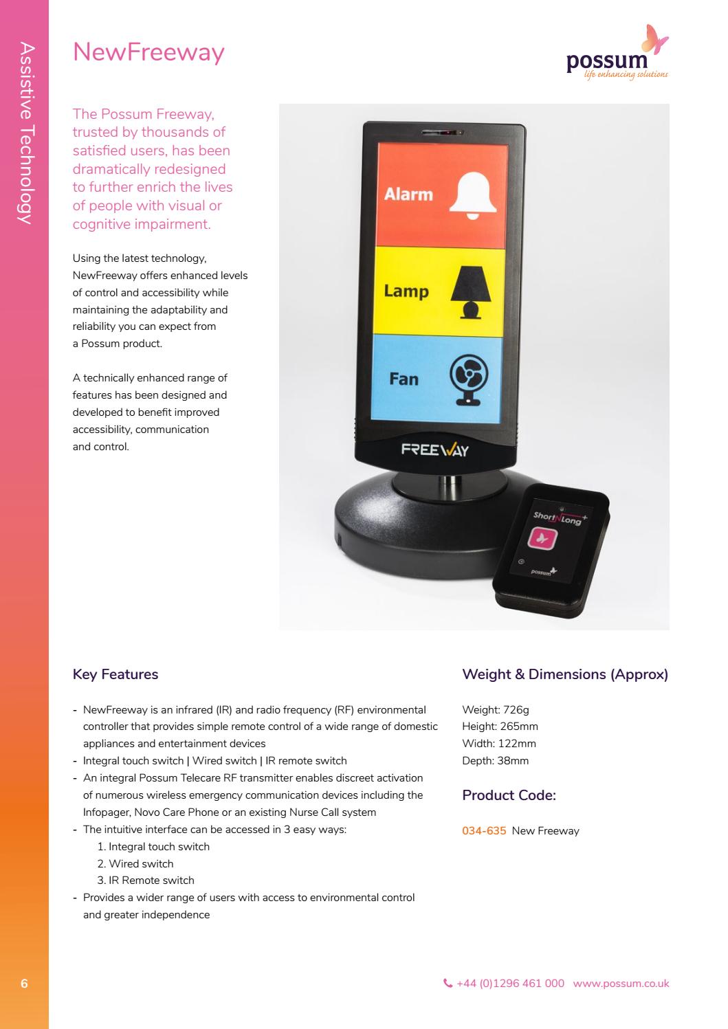 Possum Assistive Technology Products by Palmiero Design - Issuu