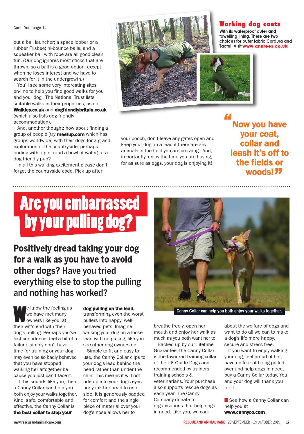 Rescue Animal Care Magazine 29th September - October 2019 Issue 148 by ...