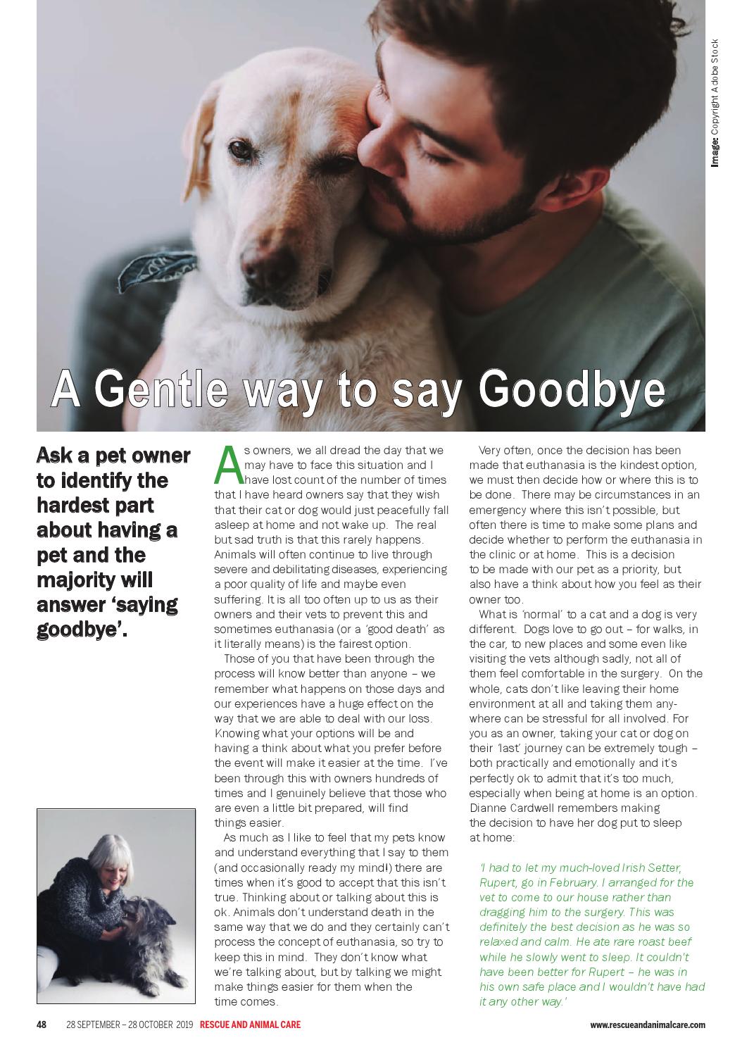 Rescue Animal Care Magazine 29th September - October 2019 Issue 148 by ...