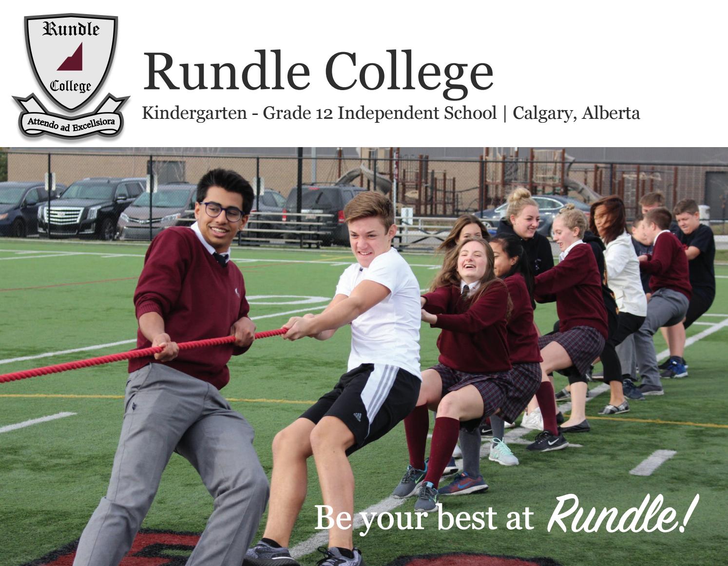 Rundle College 2019 Viewbook by Rundle - Issuu