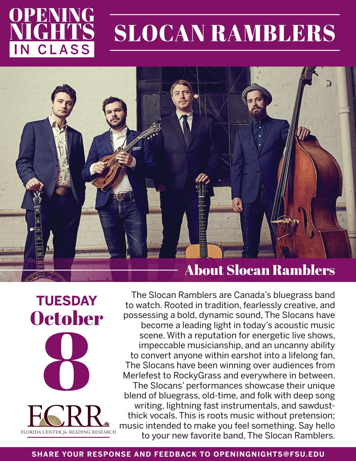 Slocan Ramblers - Poster by Opening Nights - Issuu
