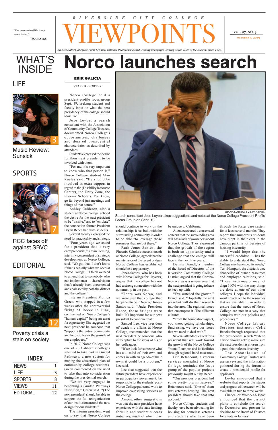 Viewpoints Issue No. 3 October 3, 2019 by RCC Viewpoints - Issuu