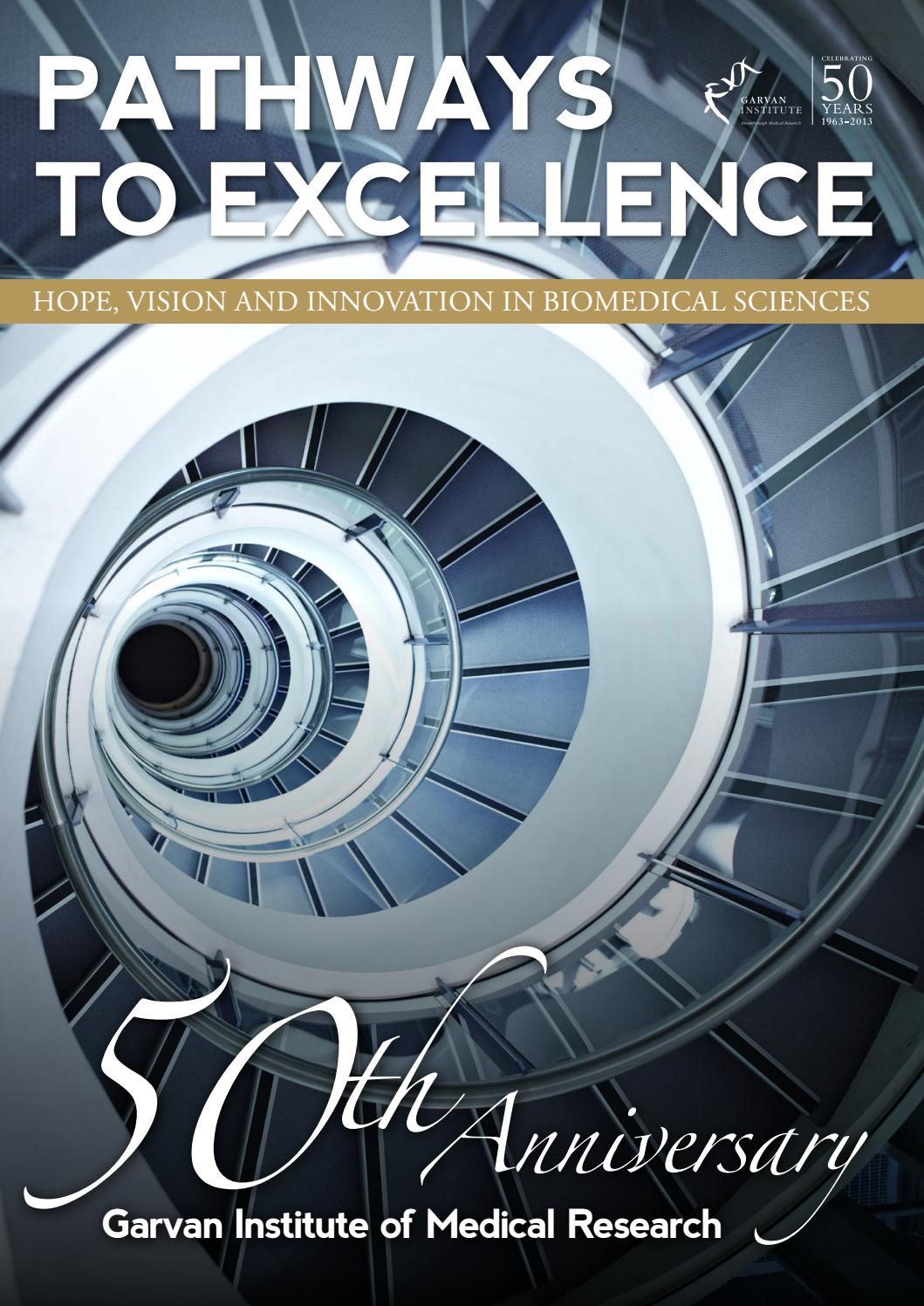 Pathways to Excellence: 50 years of the Garvan Institute by Refraction ...