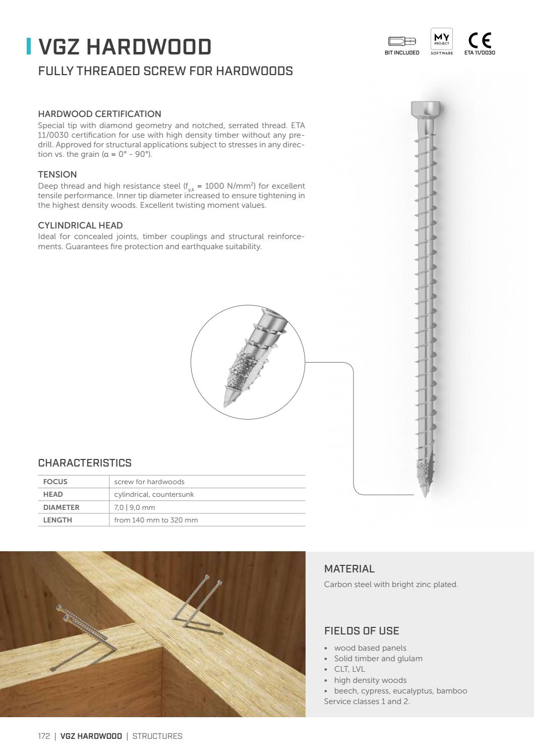 SCREWS AND CONNECTORS FOR WOOD - EN by Rothoblaas - Issuu