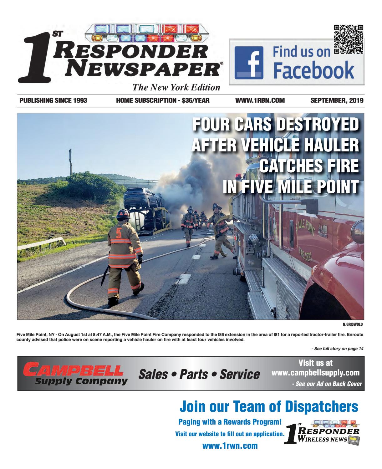 1st Responder News New York September Edition by Belsito Communications ...