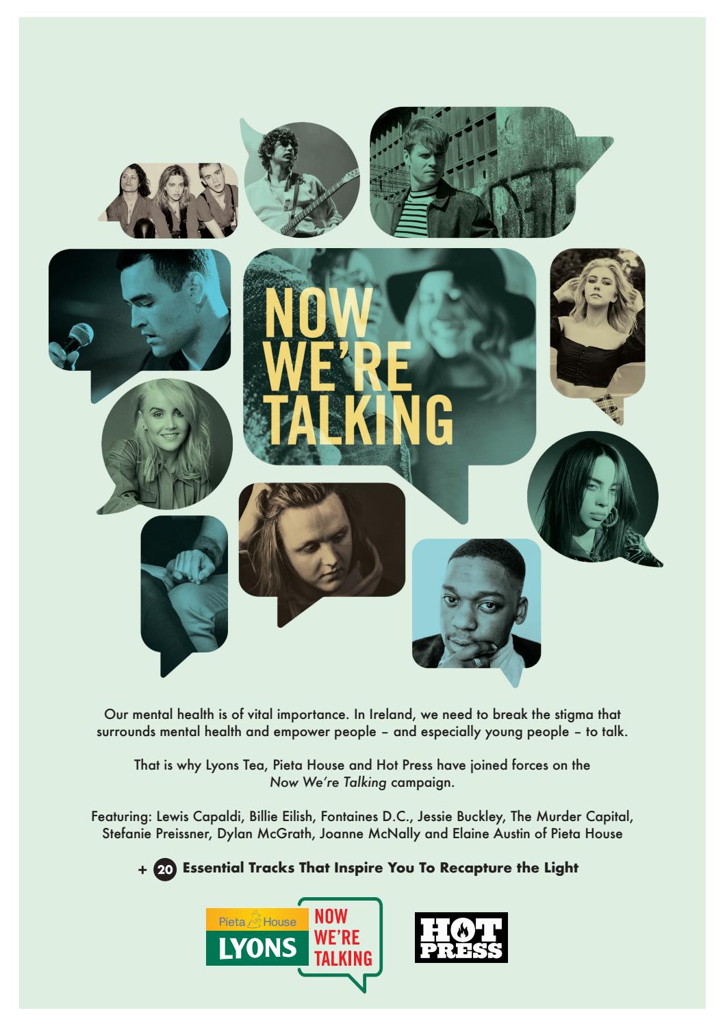 Now We're Talking in partnership with Lyons Tea & Pieta House by Hot ...