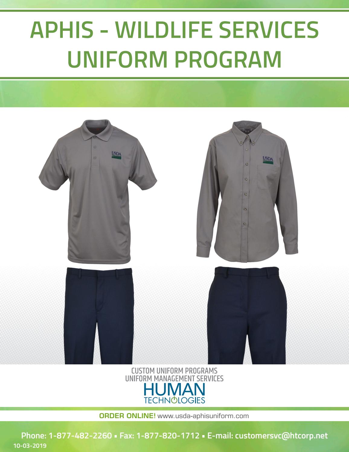 USDA-APHIS Wildlife Services Uniform Program by Human Technologies - Issuu