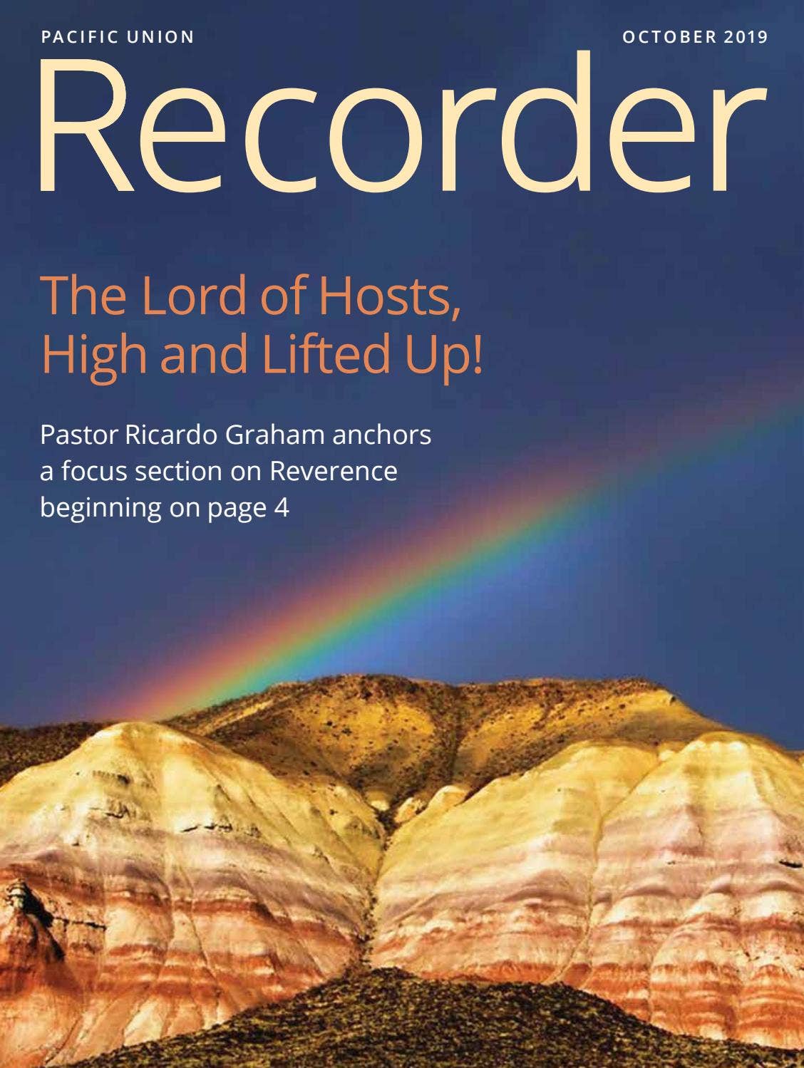 Pacific Union Recorder —October 2019 by Pacific Union Conference of ...