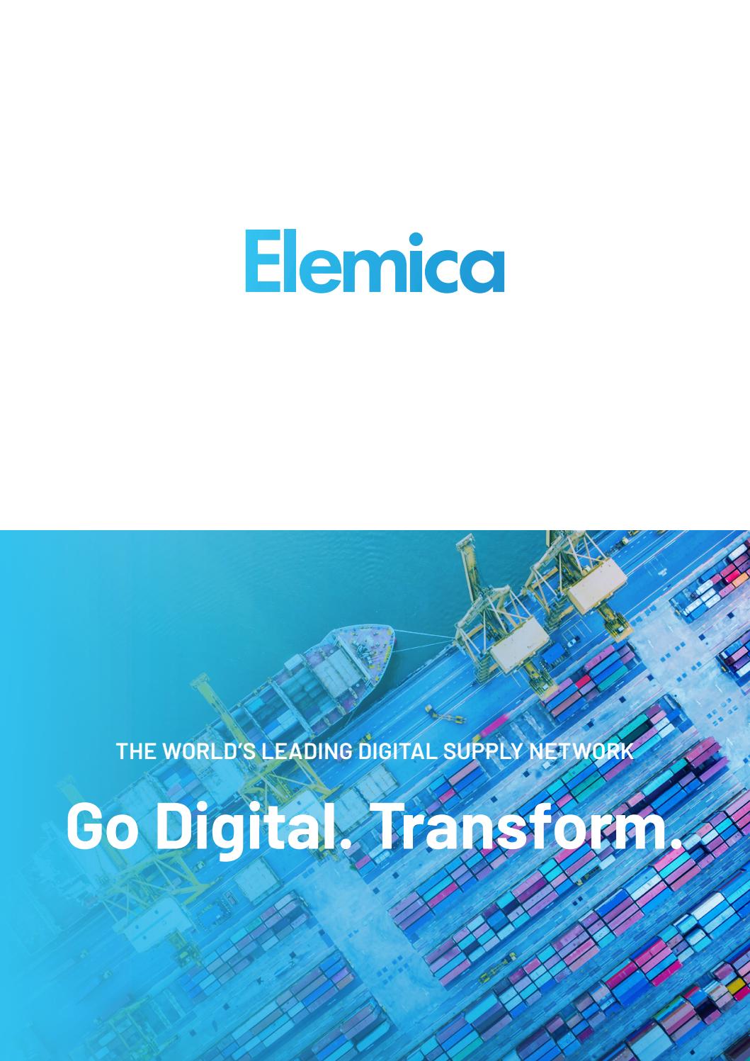 Elemica – October 2019 by Supply Chain Digital - Issuu
