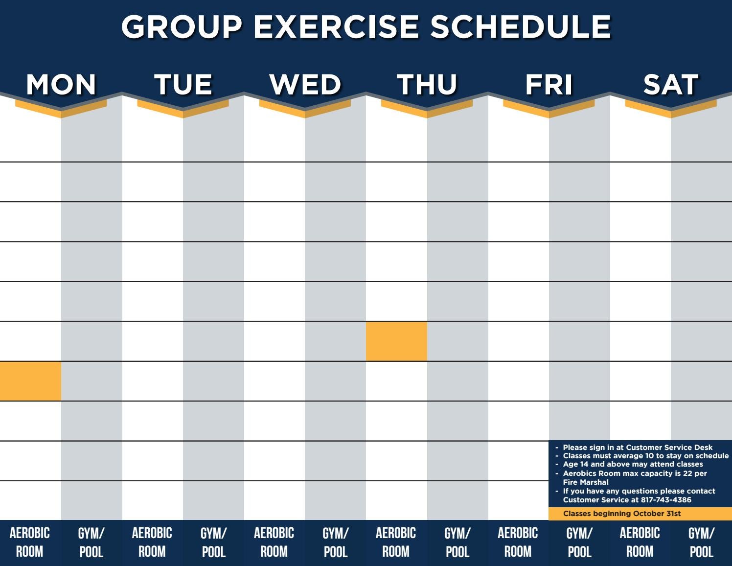 Group Exercise Schedule by Keller Parks and Recreation - Issuu