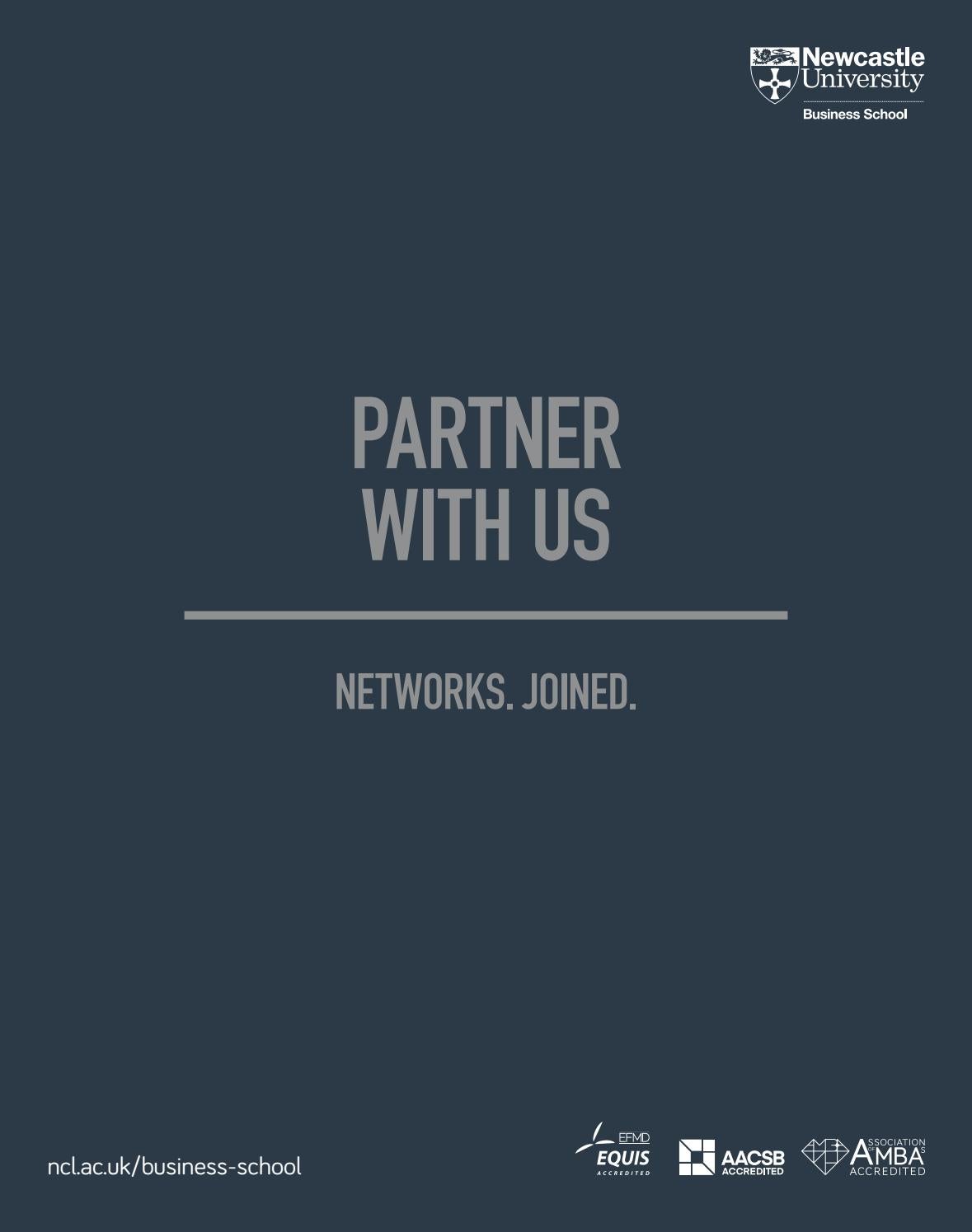 Partner With Us by Newcastle University Business School - Issuu