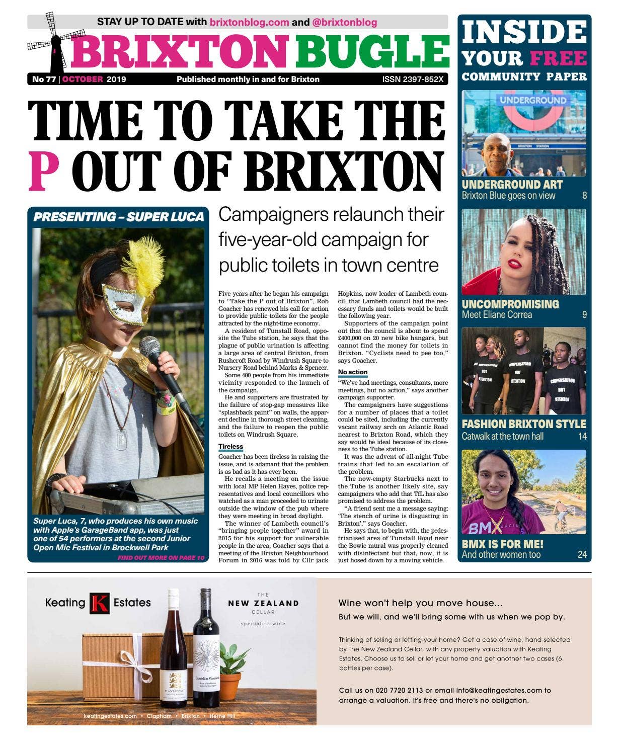 Brixton Bugle October 2019 by Brixton Bugle - Issuu