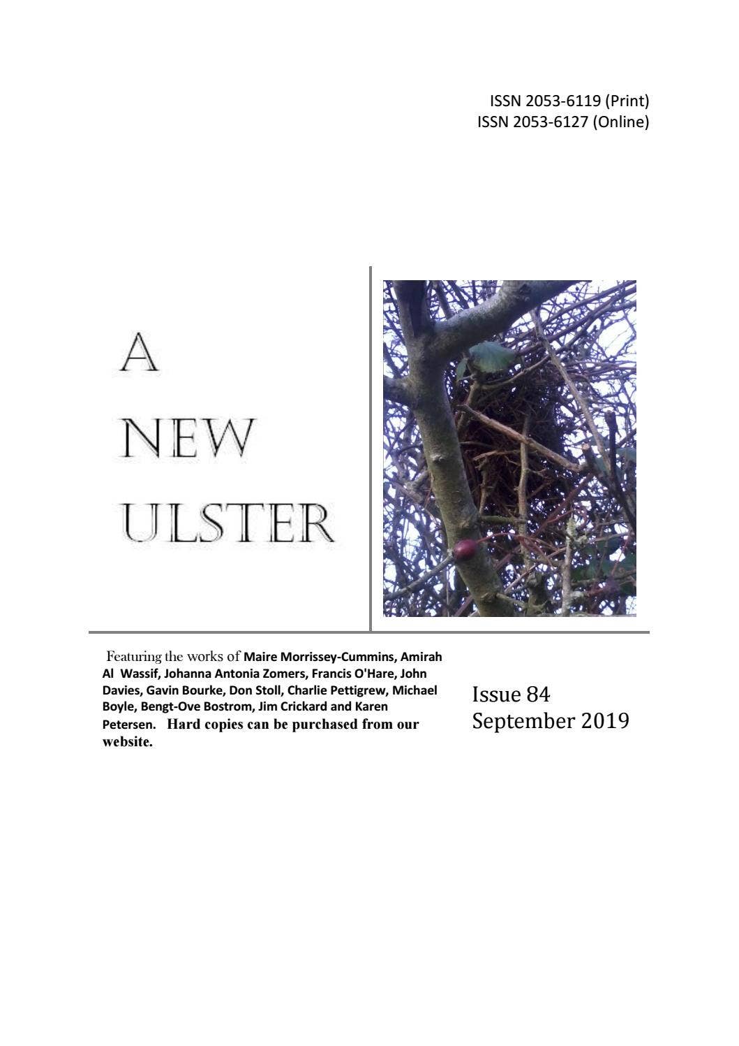A New Ulster issue 84 by Amos Greig - Issuu
