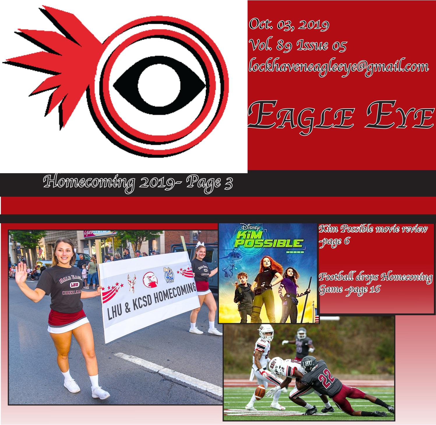 Eagle Eye Newspaper Vol. 89 Issue 05 by LHU Eagle Eye - Issuu