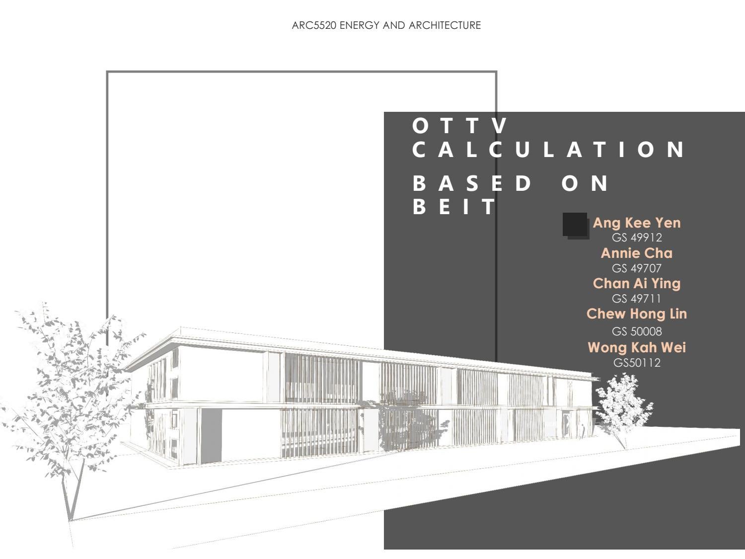 OTTV & BEIT Application by Irene Chan Ai Ying - Issuu