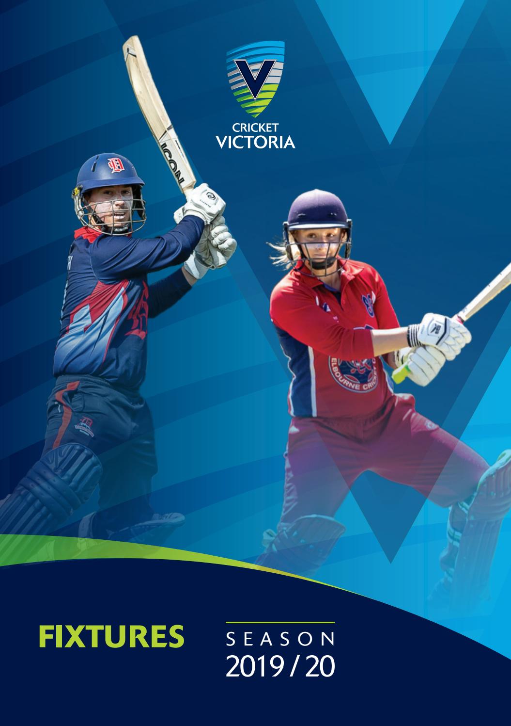 CV Fixture Book by Cricket Victoria - Issuu