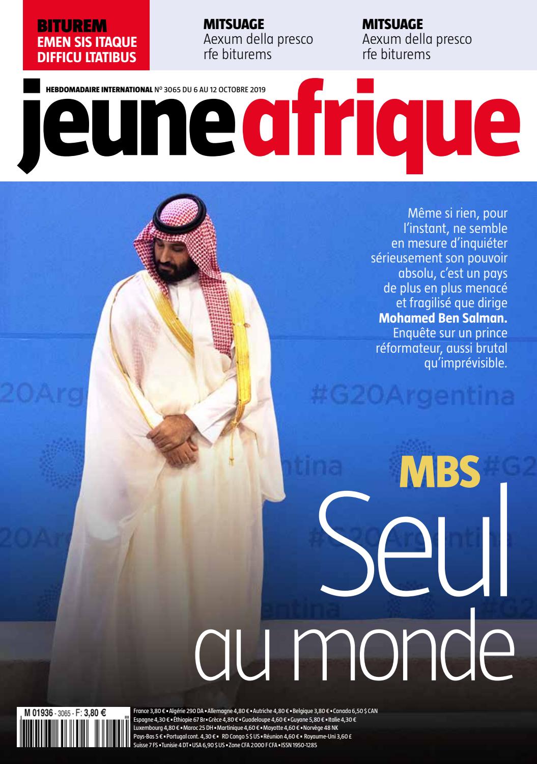 JA 3065 DU 6 AU 12 OCTOBRE 2019 GF AFRIQUE DE L'OUEST by Régie Difcom - Issuu