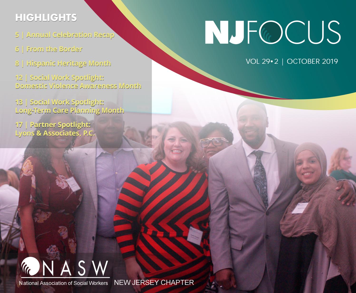 NASW-NJ Focus October 2019 by socialworkers - Issuu