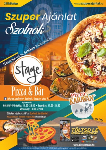 Stage Pizza B r Szolnok tlap Libri Szolnok